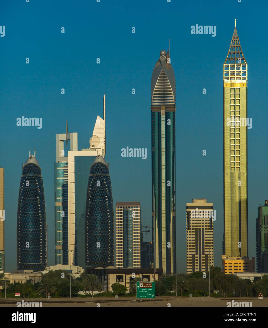 UNITED ARAB EMIRATES. DUBAI. WORLD TRADE CENTER DISTRICT. AL YAQOUB ...