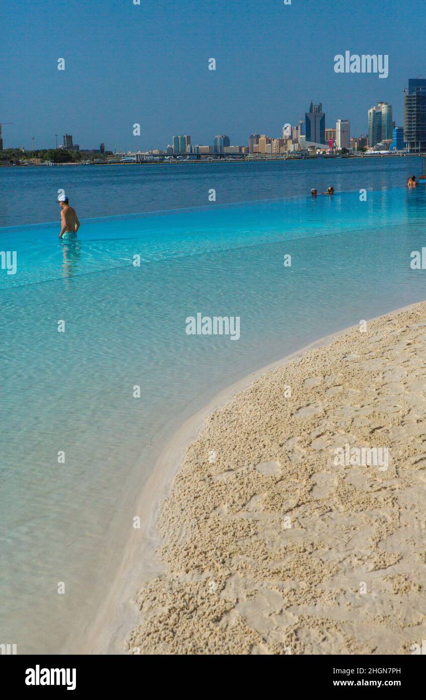 United Arab Emirates. Dubai. Near the Dubai Golf creek, the luxury ...