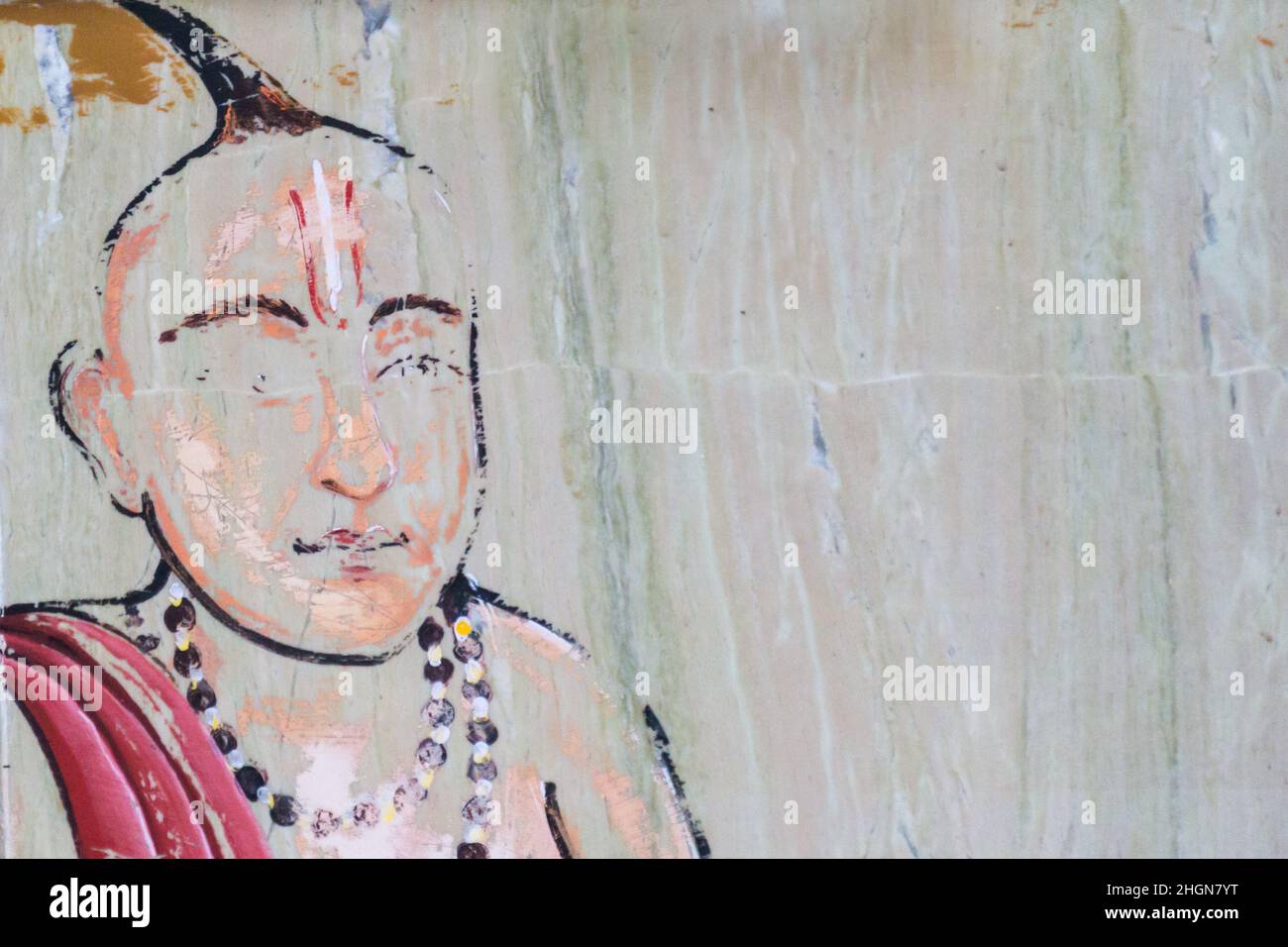 Indian monk hi-res stock photography and images - Alamy