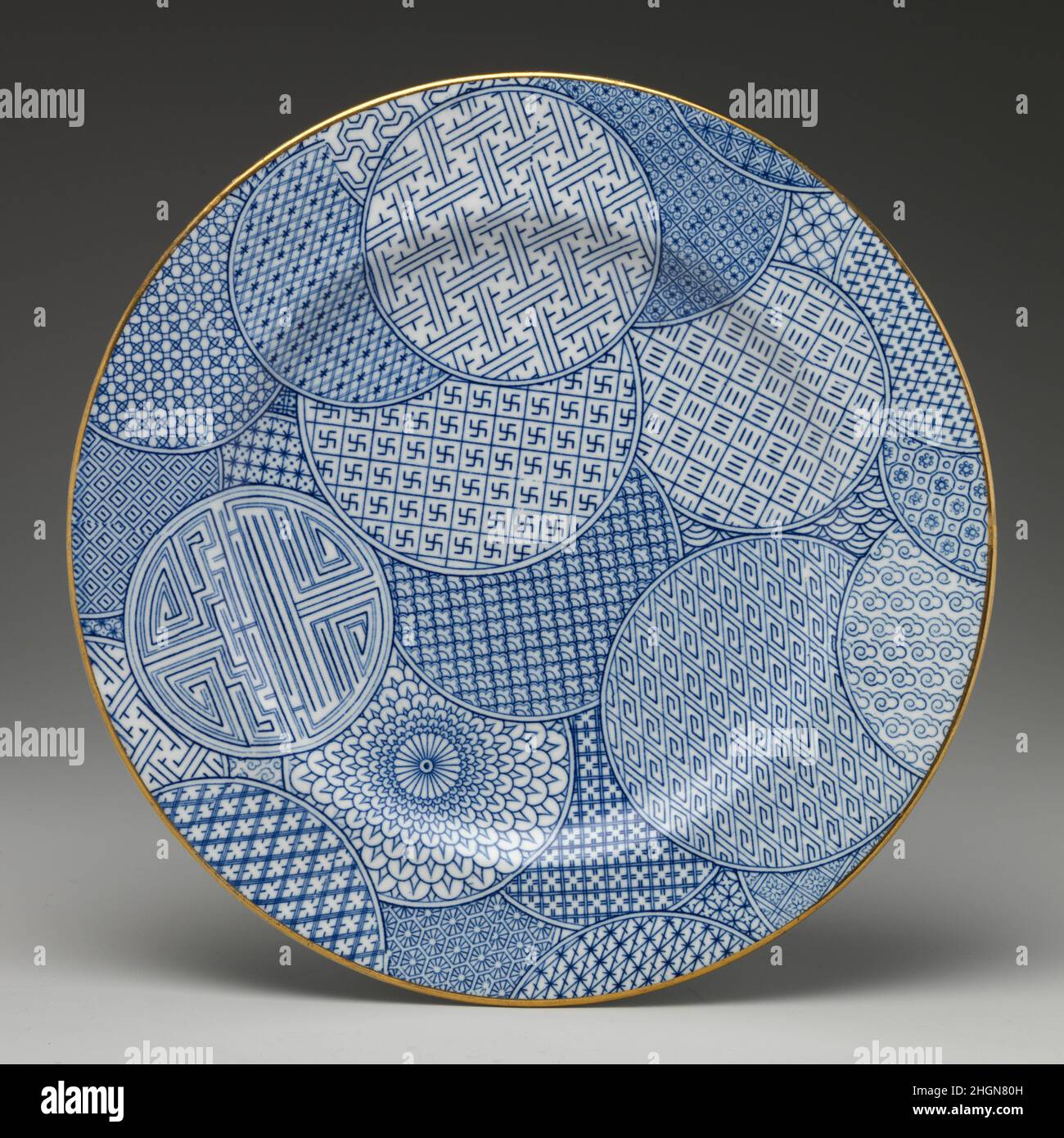 Plate 1878 Worcester factory After the end of the Flight, Barr & Barr ...