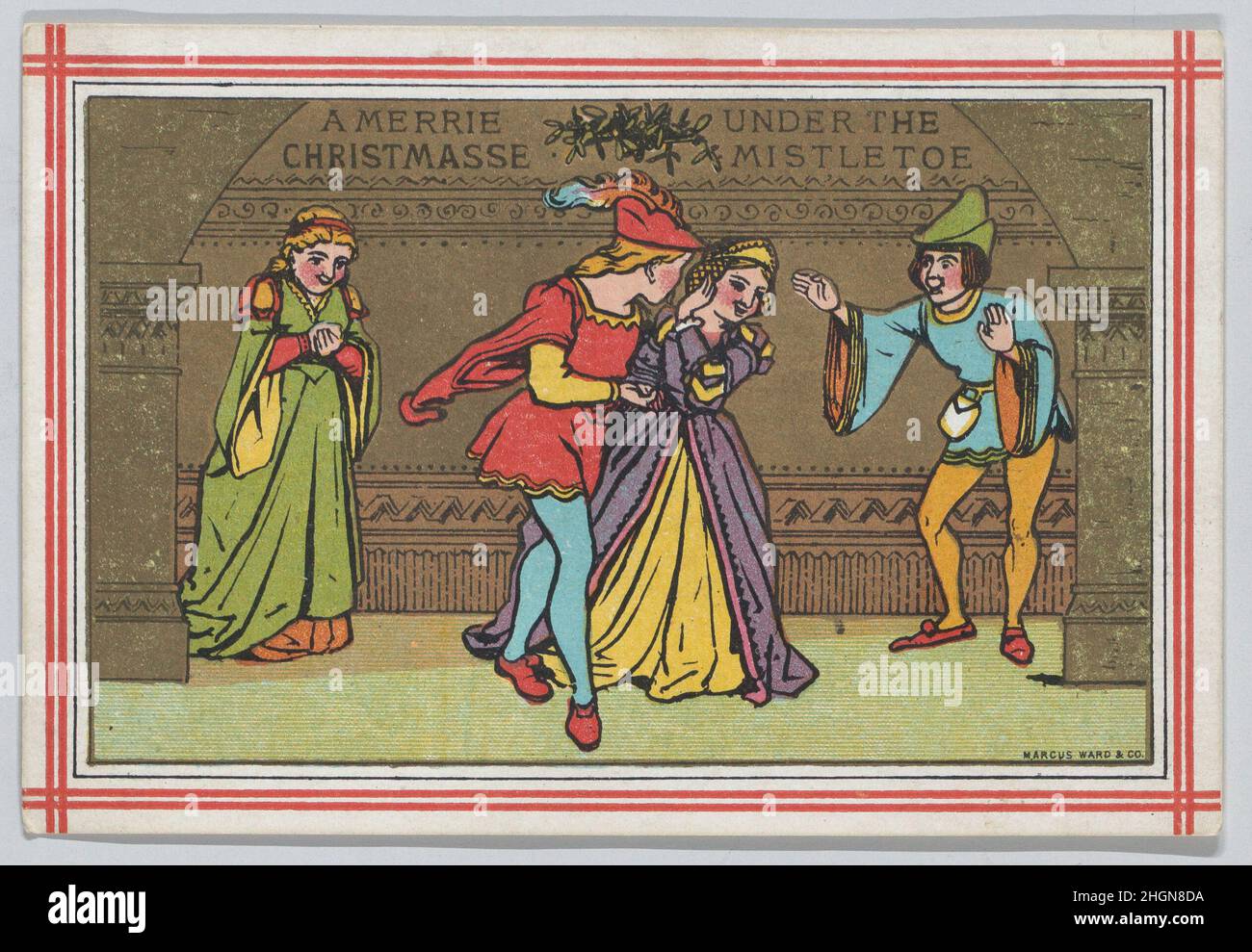 Chromolithography gold lithography hi-res stock photography and images ...