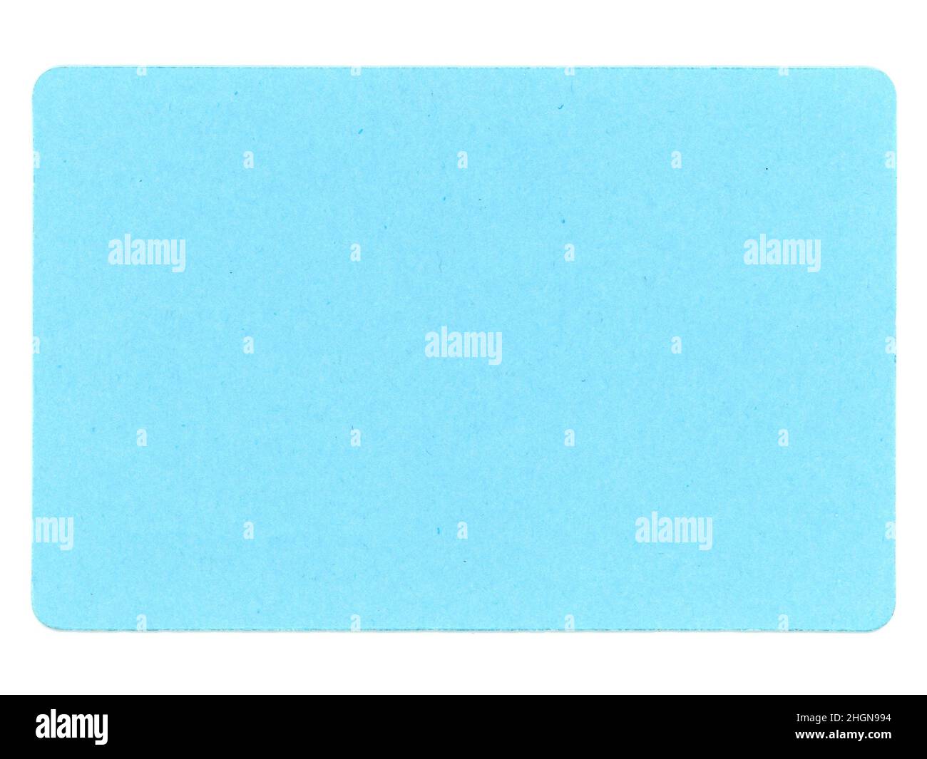 light blue paper tag label for product information isolated over white ...