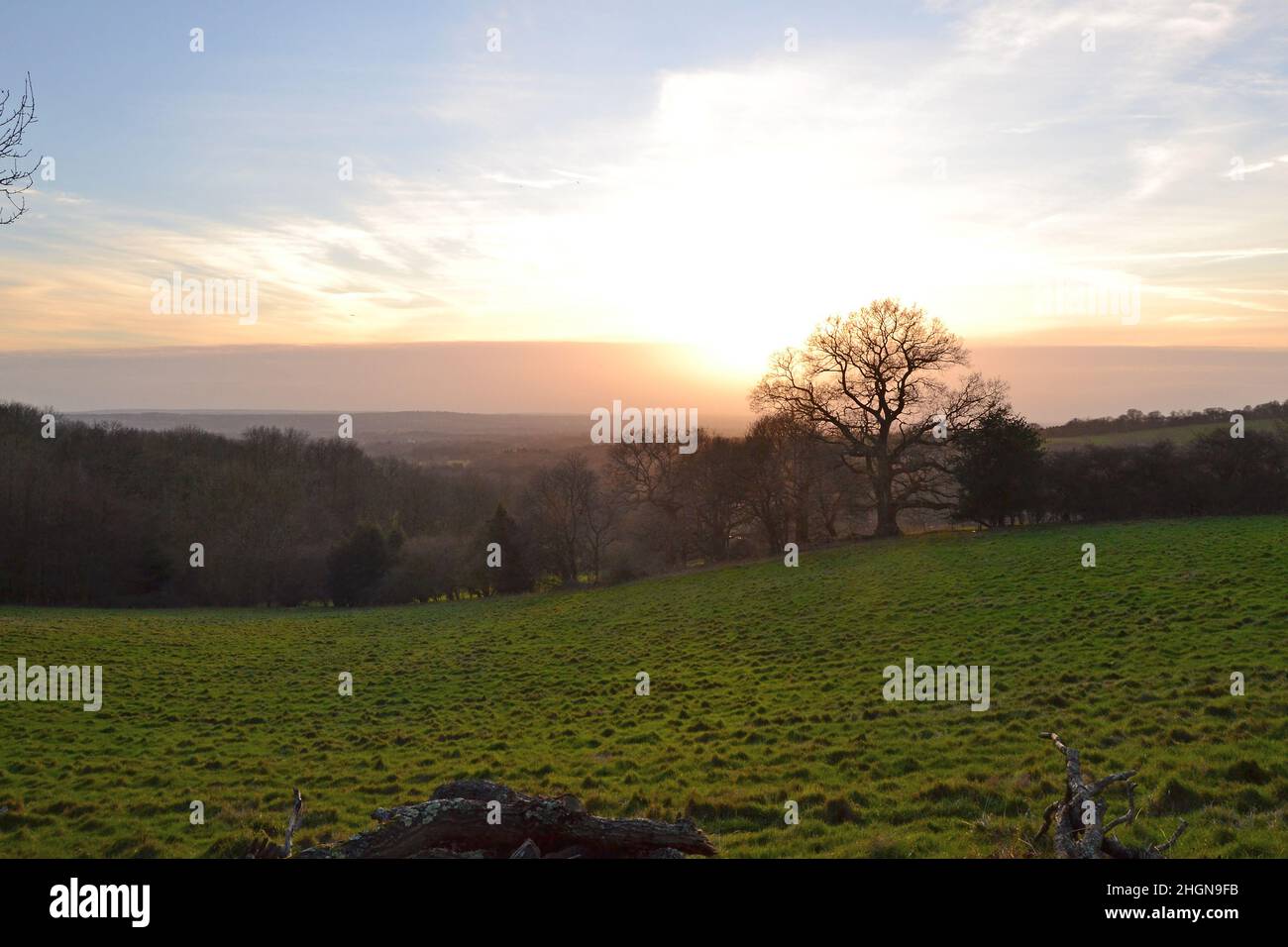 Greensand ridge kent winter hi-res stock photography and images - Alamy