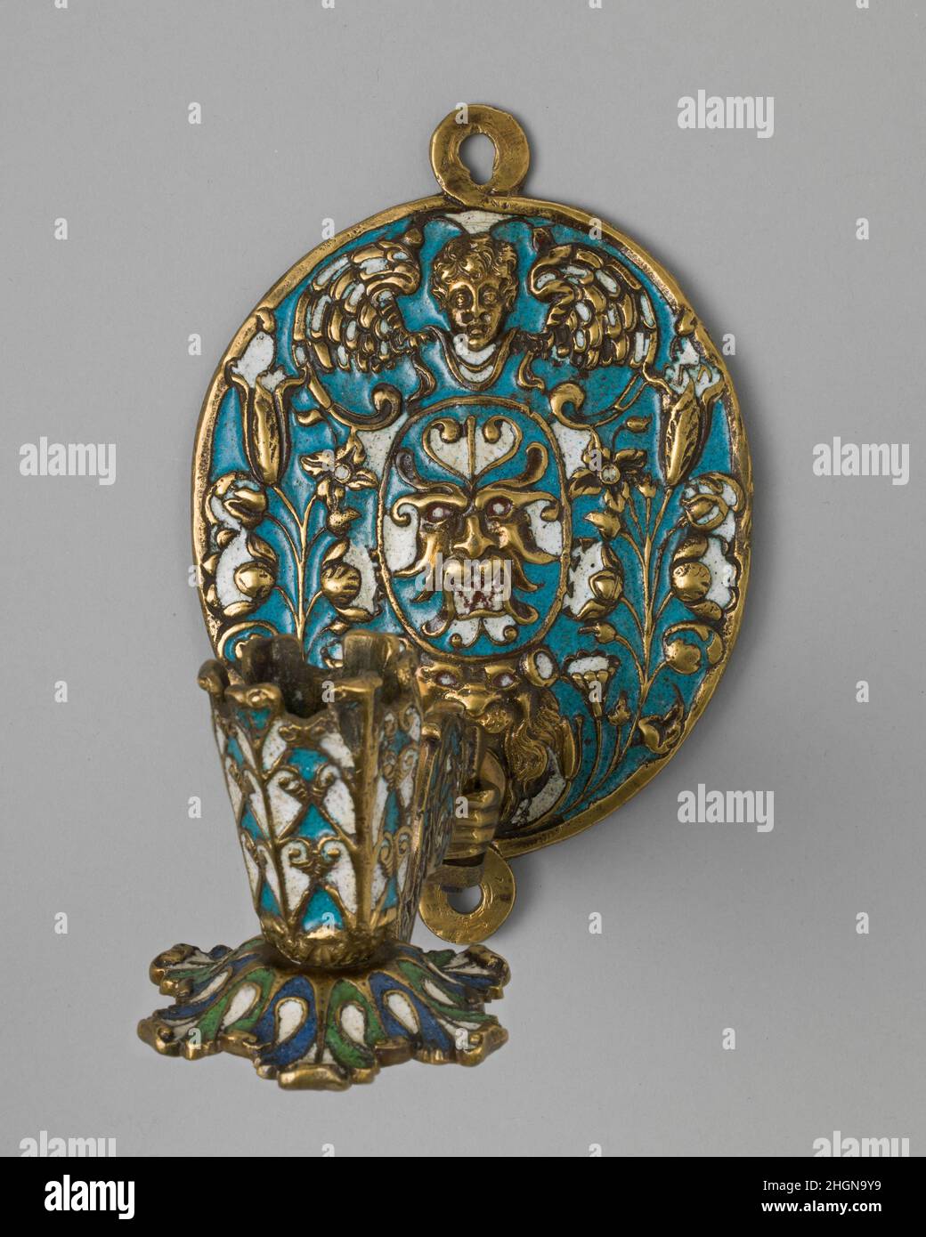 Sconce 17th century British. Sconce. British. 17th century. Enamel on ...