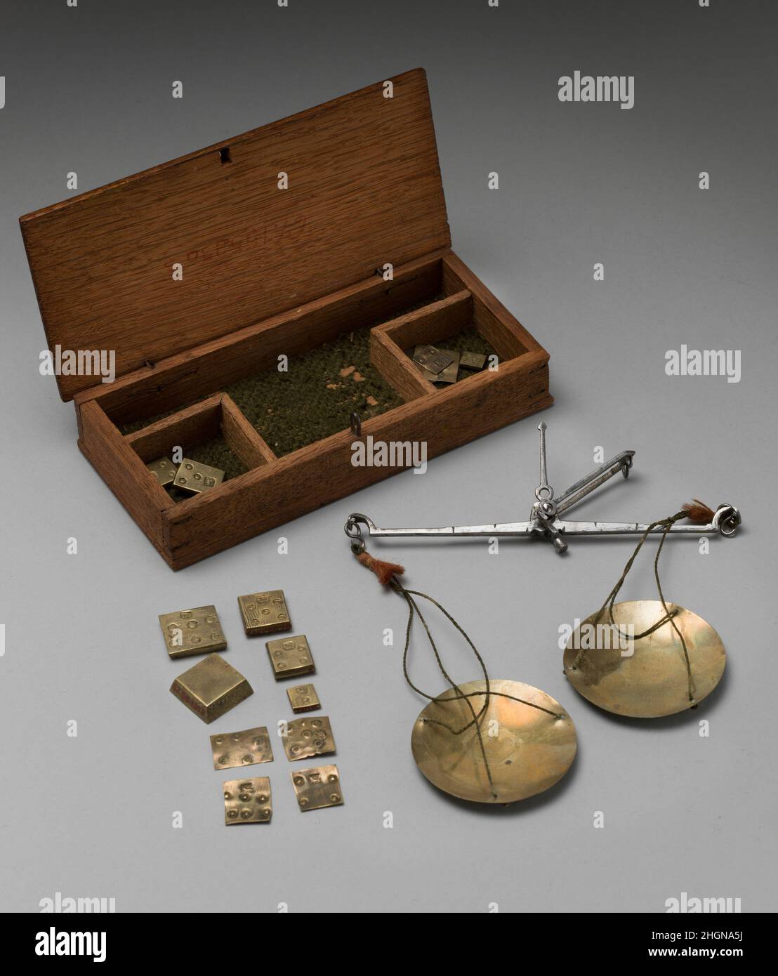 Scales and weights probably 18th century British. Scales and weights ...