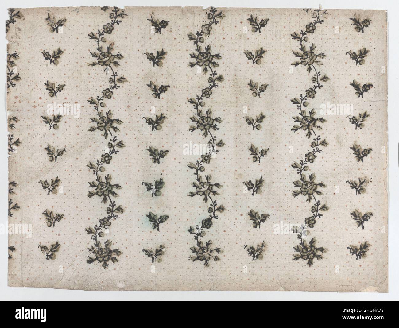 Overall floral and dot pattern hi-res stock photography and images - Alamy