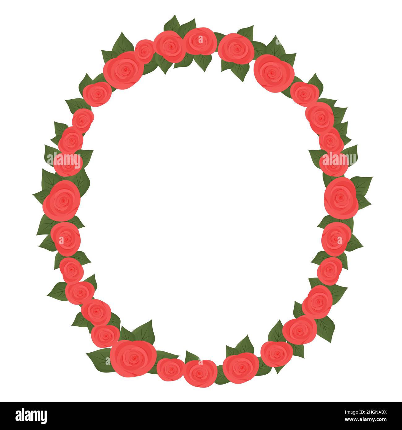 Oval frame illustration hi-res stock photography and images - Alamy