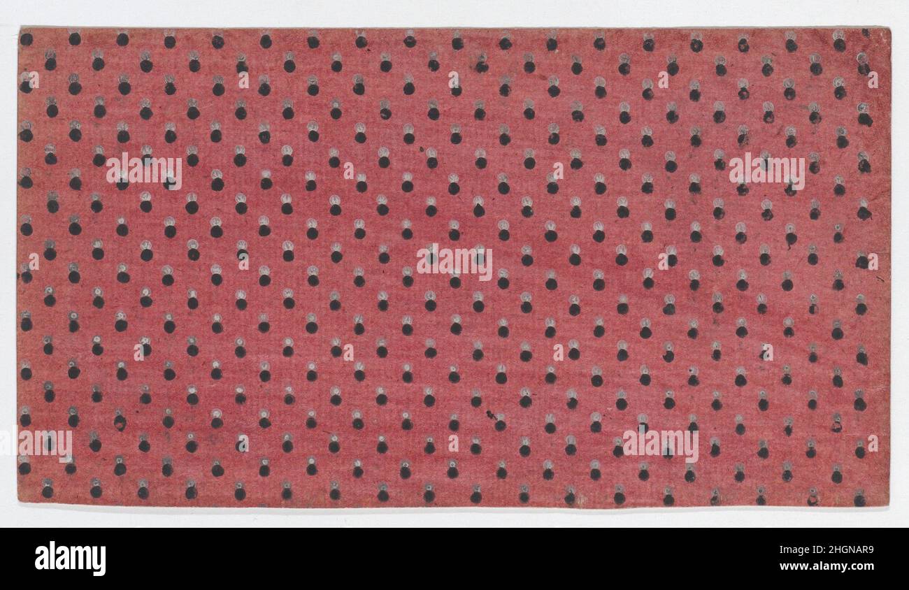 Sheet with an overall dot pattern 19th century Anonymous. Sheet with an ...