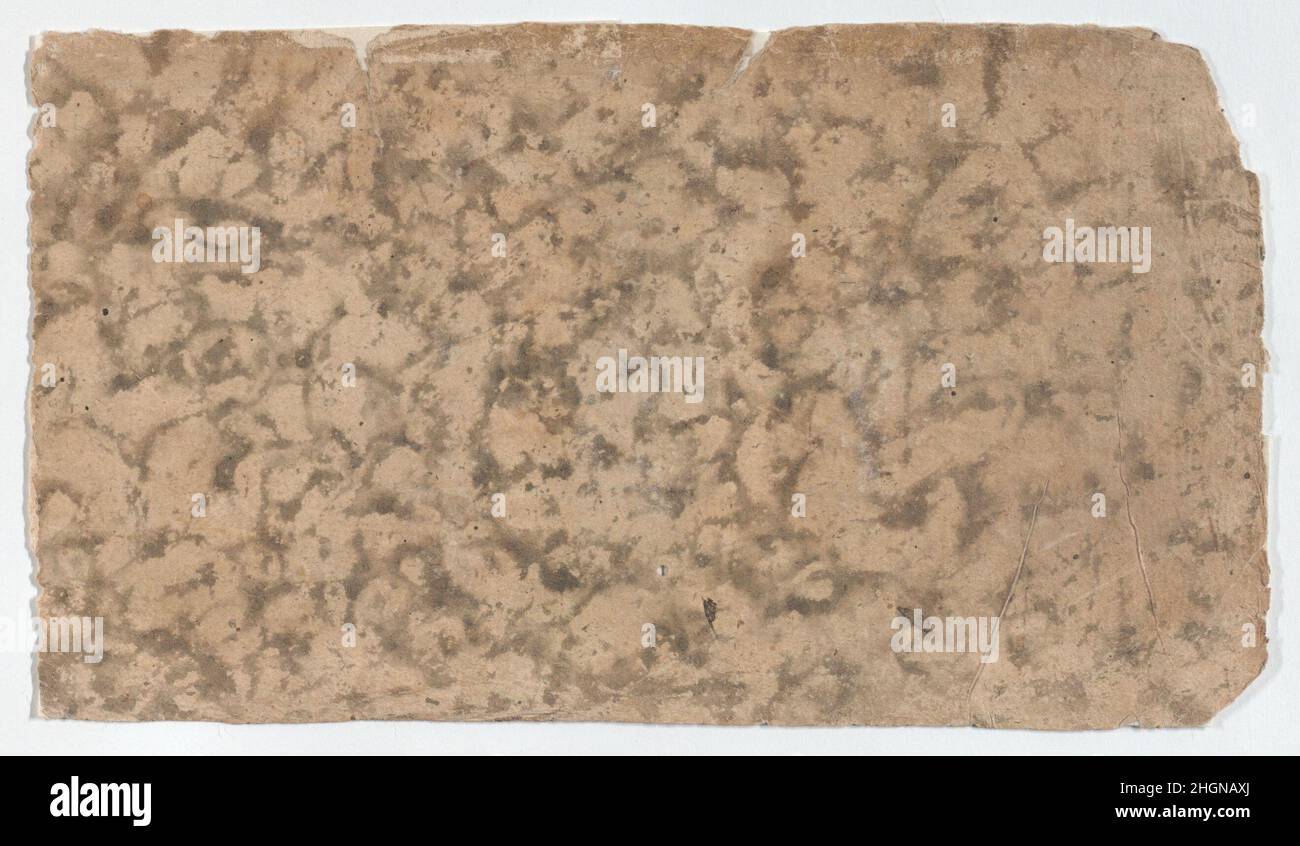 Sheet with overall splotchy pattern 19th century Anonymous. Sheet with ...