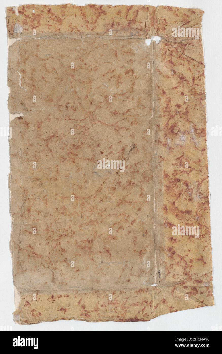 Sheet with overall splotchy pattern 19th century Anonymous. Sheet with ...