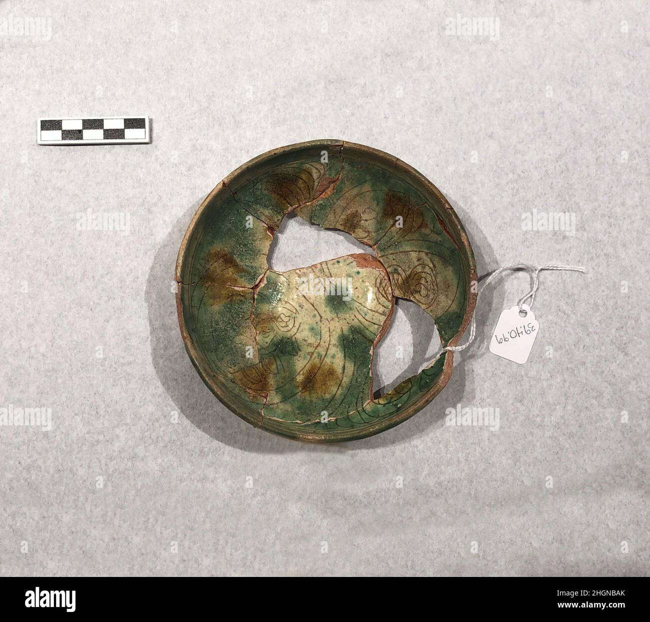 Bowl 9th–10th century. Bowl. 9th–10th century. Earthenware; white slip ...