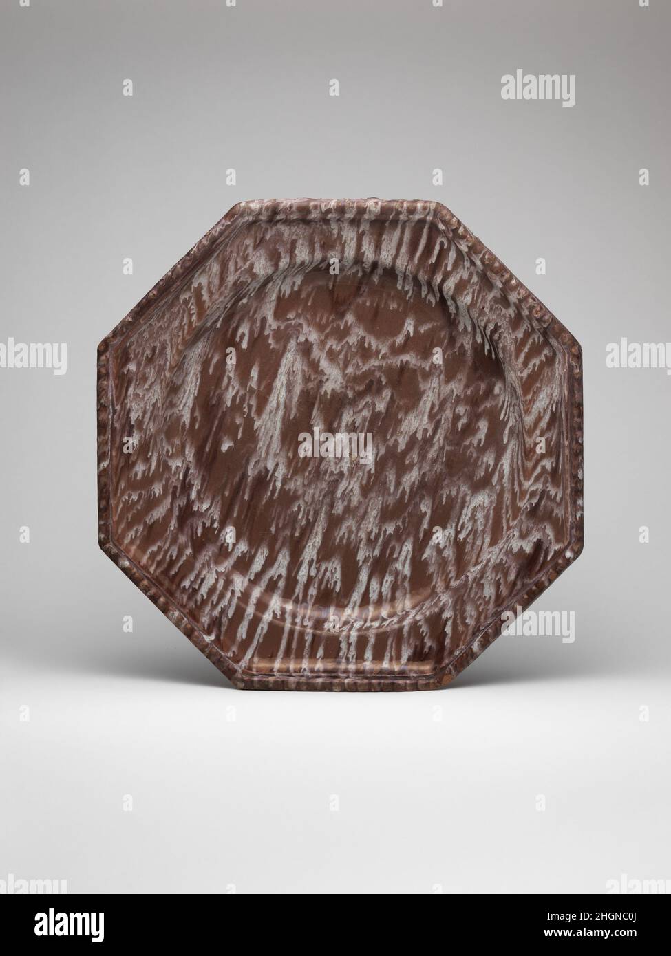 Plate ca. 1720 French, Rouen Faience, or tin-glazed and enameled ...