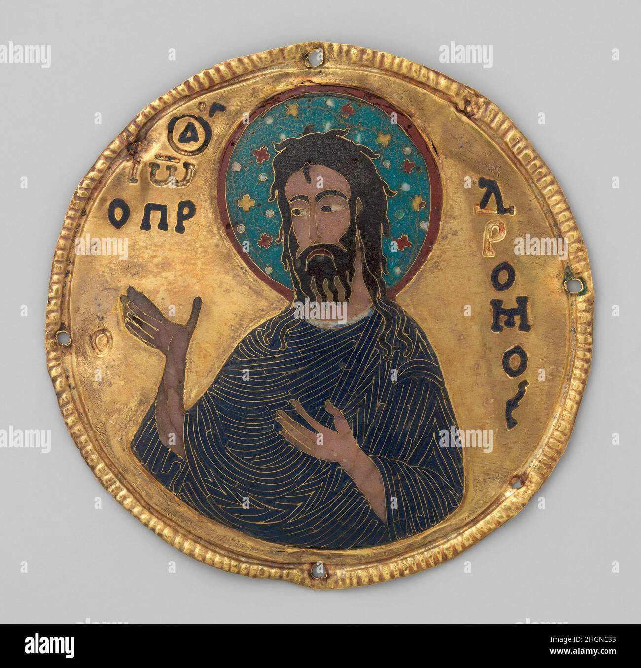Medallion with Saint John the Baptist from an Icon Frame ca. 1100 ...