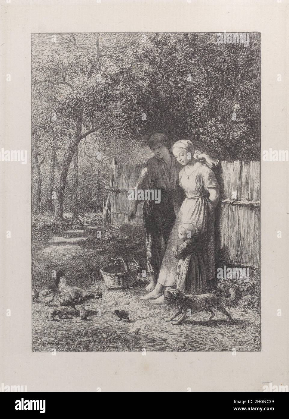 Spring 1864 Charles Jacque. Spring. Charles Jacque (French, Paris 1813 ...