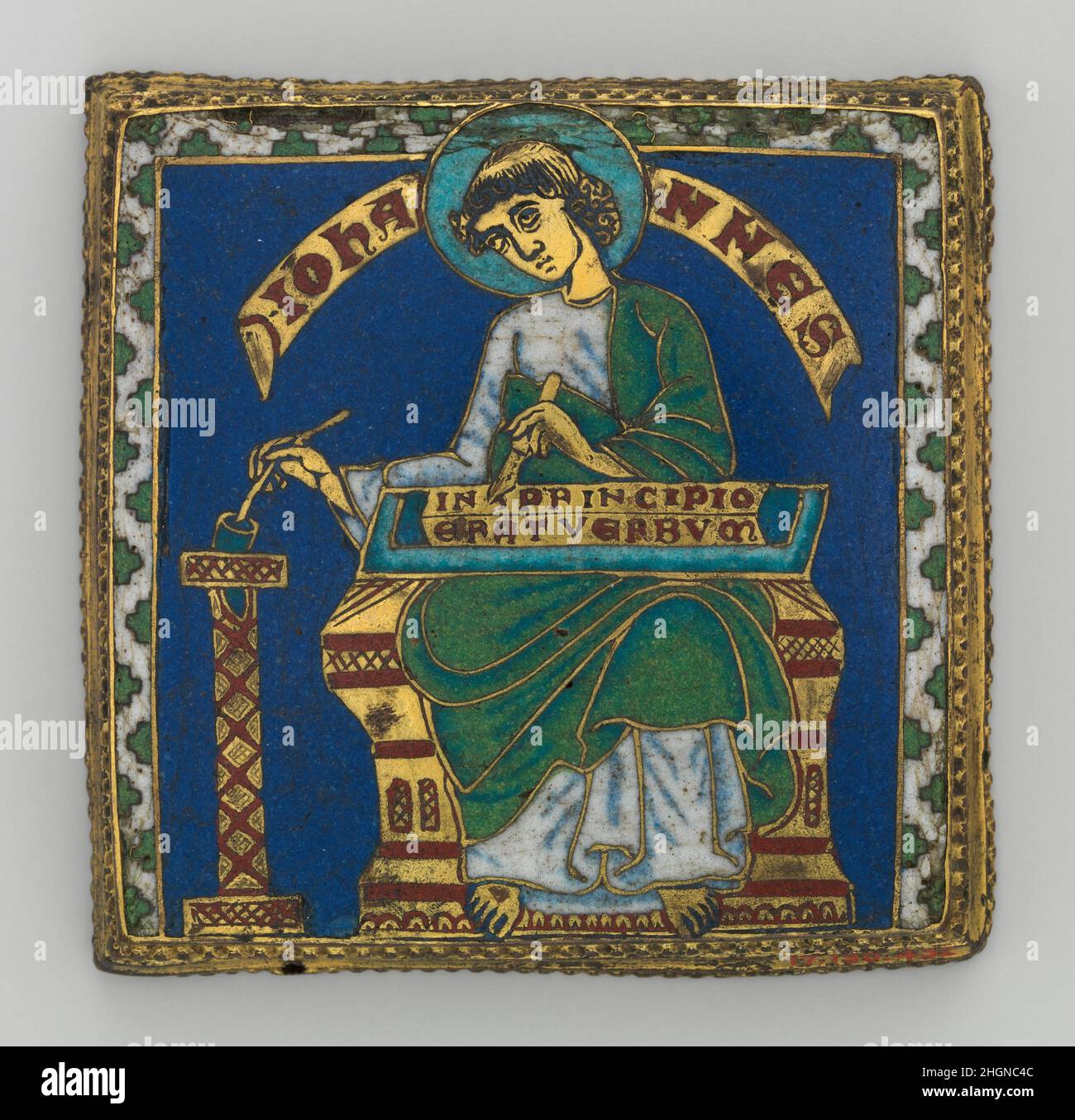 Plaque with Saint John the Evangelist ca. 1175–1200 German The Latin ...