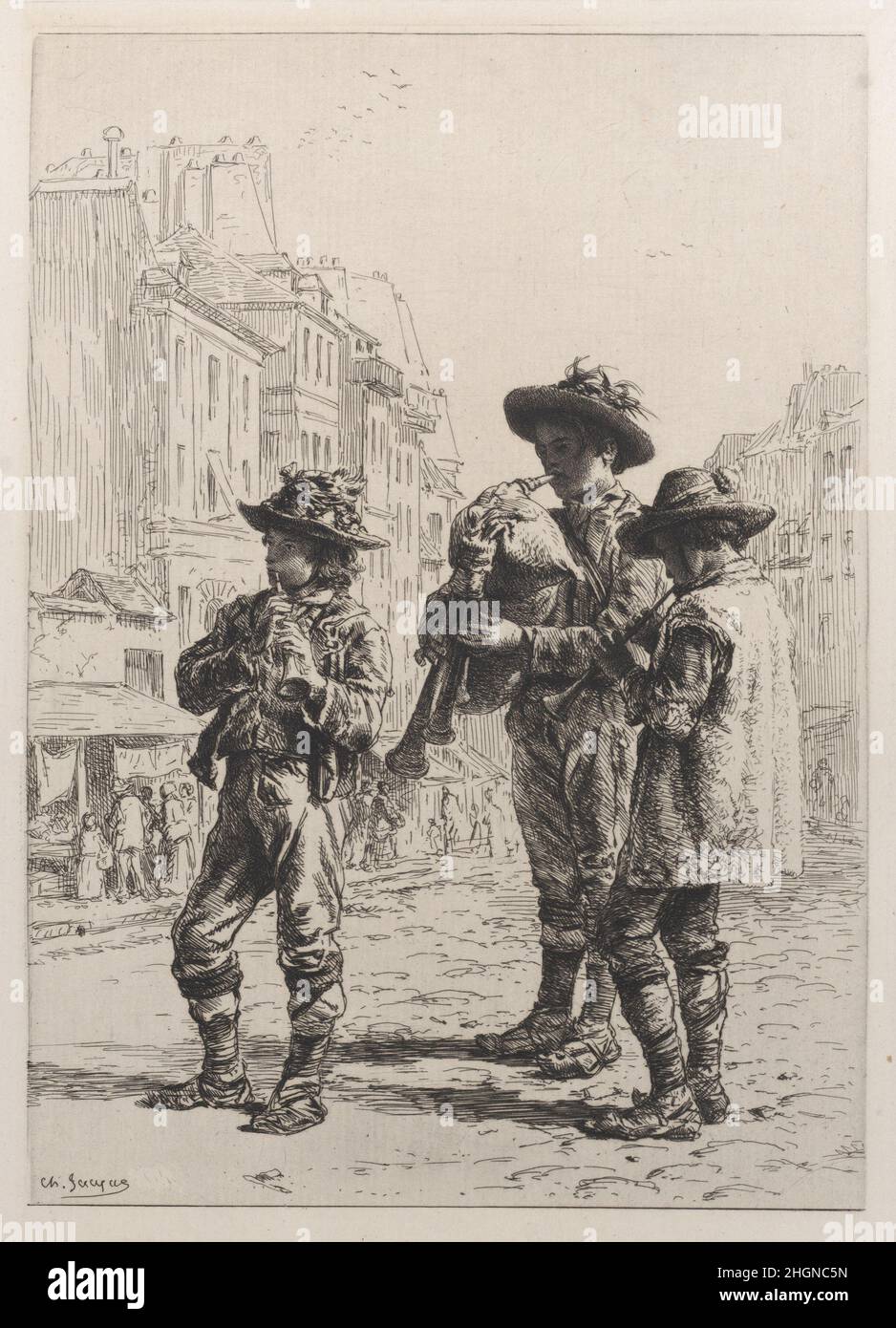 Pifferaris 1864 Charles Jacque. Pifferaris. Charles Jacque (French ...