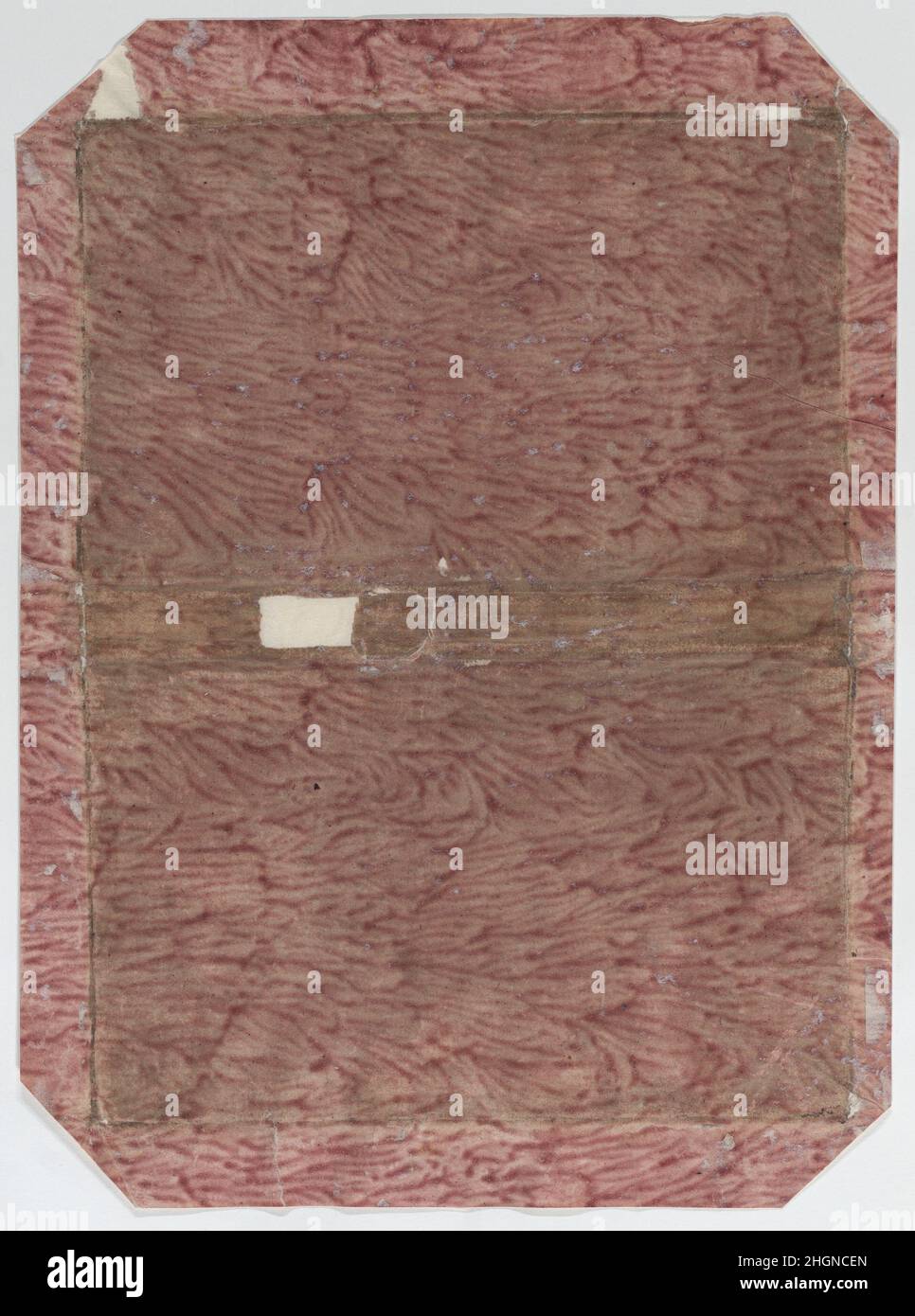 Red paste paper book cover 18th century Anonymous. Red paste paper book ...