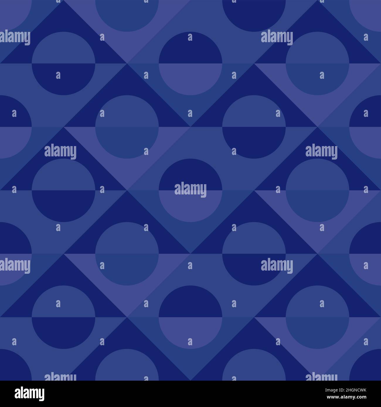Geometric rhombus pattern in blue color. Pattern included in swatch ...
