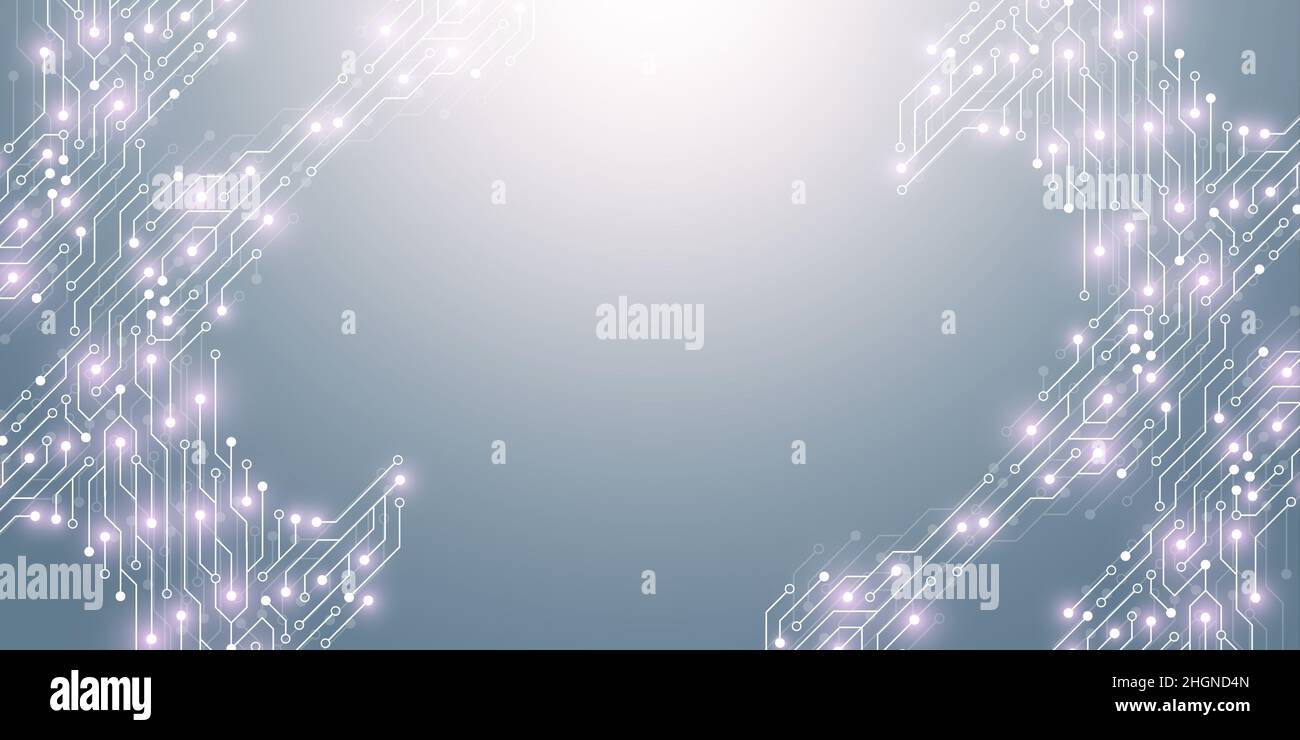 Computer motherboard background with circuit board electronic elements ...