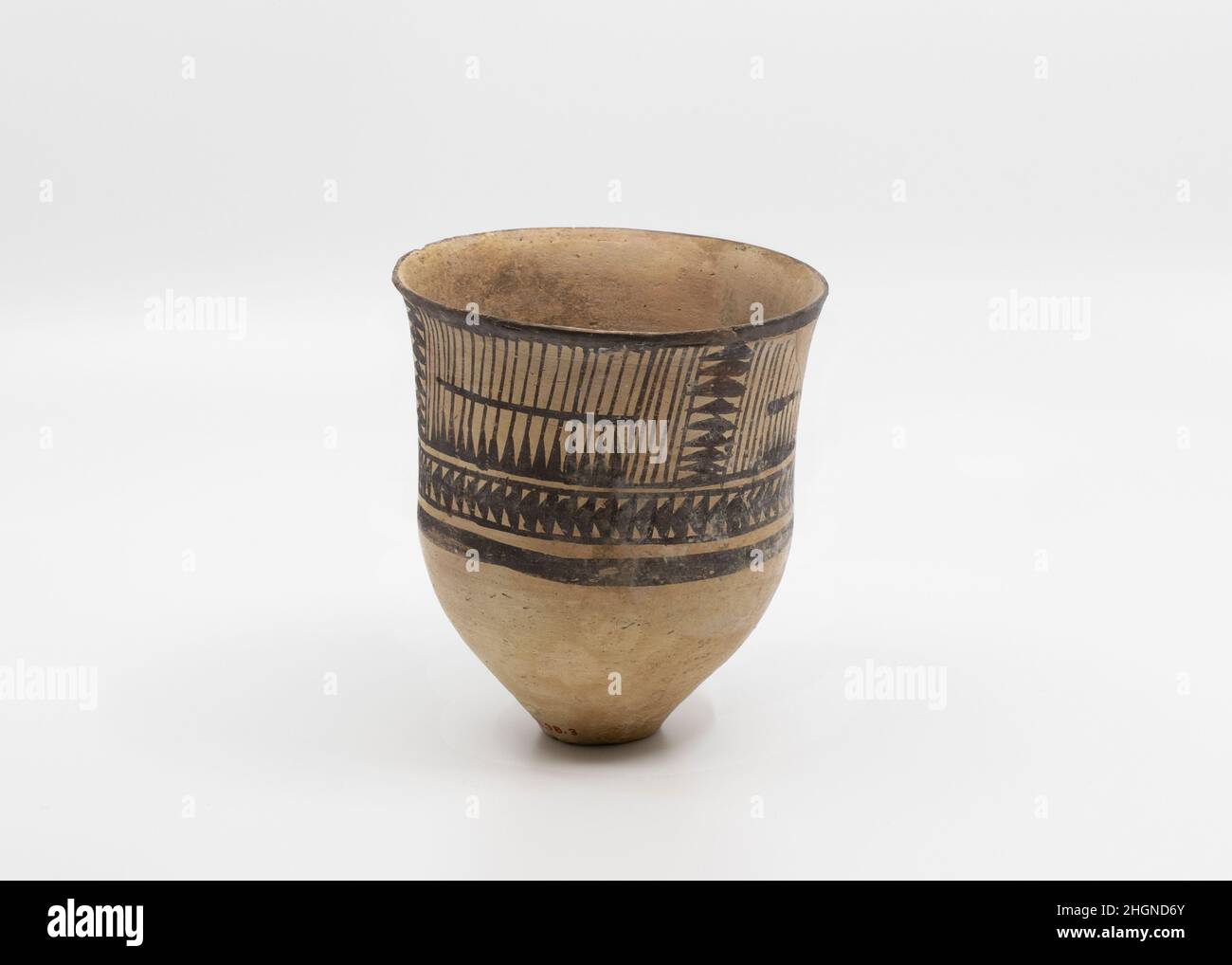 Beaker with geometric decoration ca. 4000-3600 B.C. Iran This beaker ...