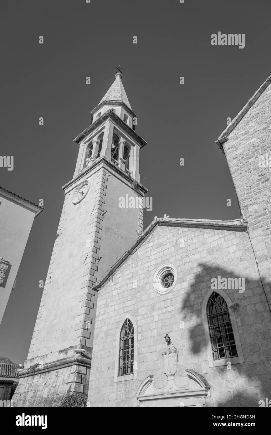 Montenegro beach view Black and White Stock Photos & Images - Alamy