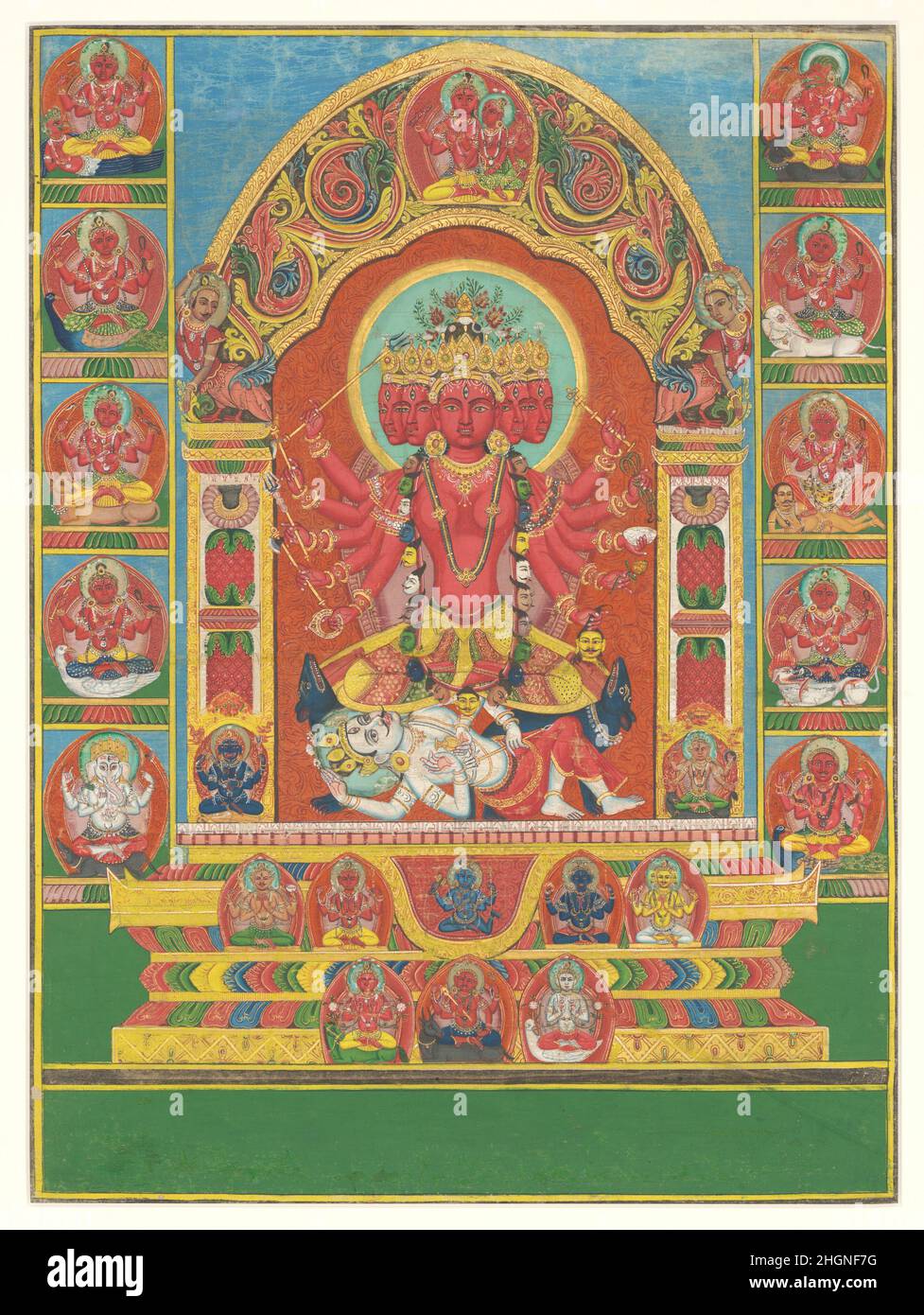 Goddess Tripurasundari Early 20th century Nepal Parvati, the consort of ...