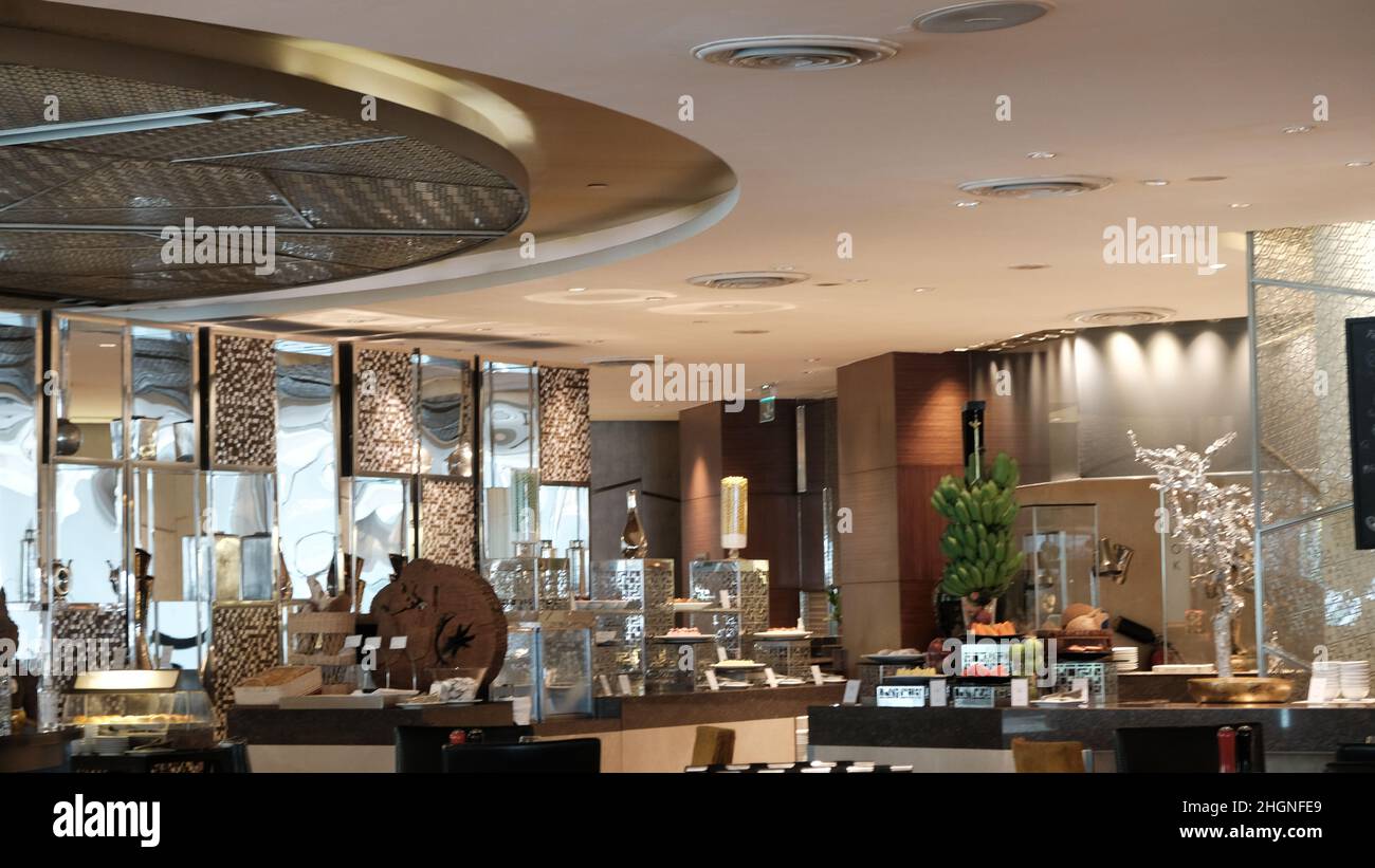 Interior intercontinental hotel restaurant hi-res stock photography and ...