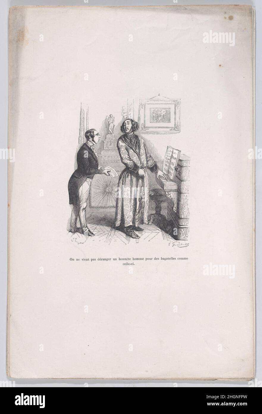 Illustrations of the miseries of human life hi-res stock photography ...