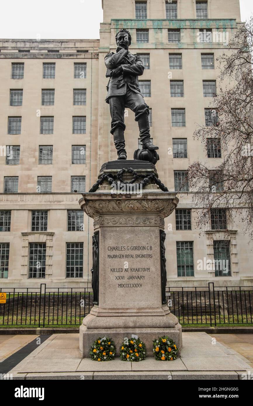 London, UK. 22 January 2022 Gordon’s School is the National Memorial to ...