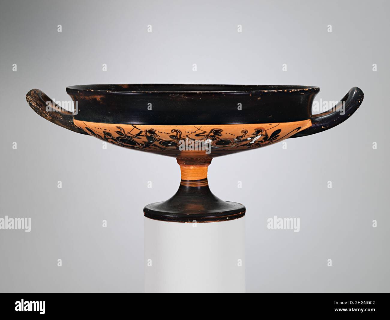Terracotta kylix (drinking cup) ca. 540 B.C. Attributed to the Group of ...