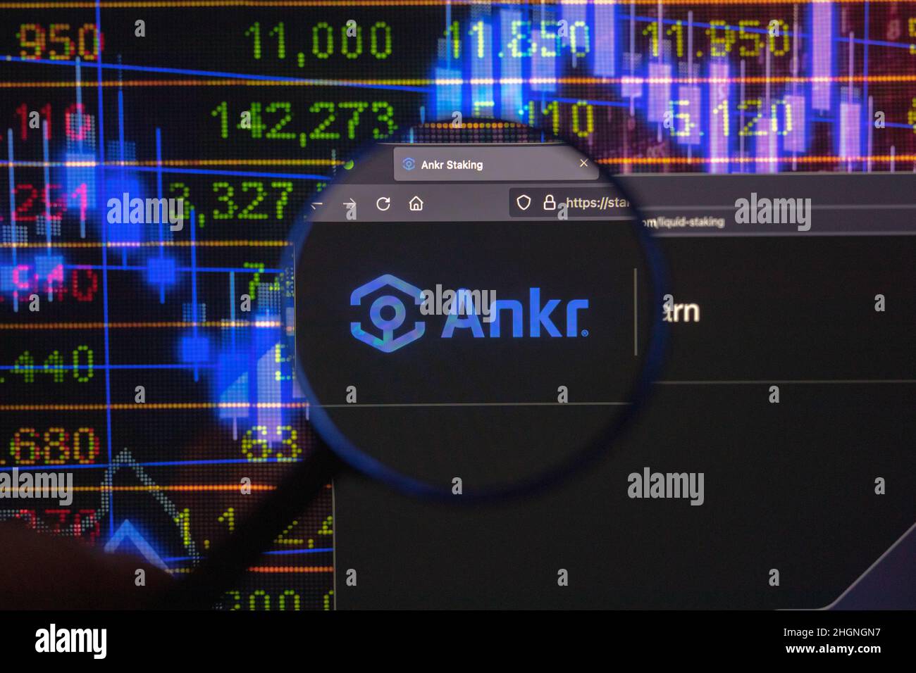 Ankr token hi-res stock photography and images - Alamy