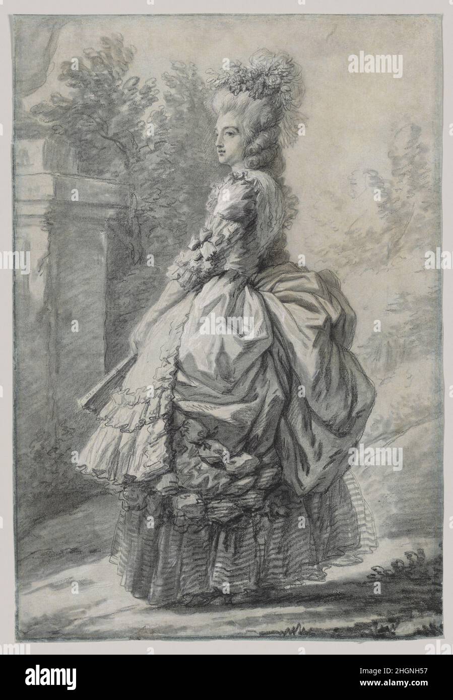 Marie Antoinette in a Park ca. 1780–81 Elisabeth Louise Vigée Le Brun ...