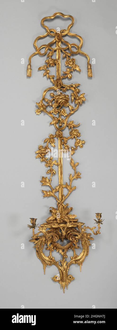 Wall sconce (one of a pair) ca. 1755 British These sconces were ...