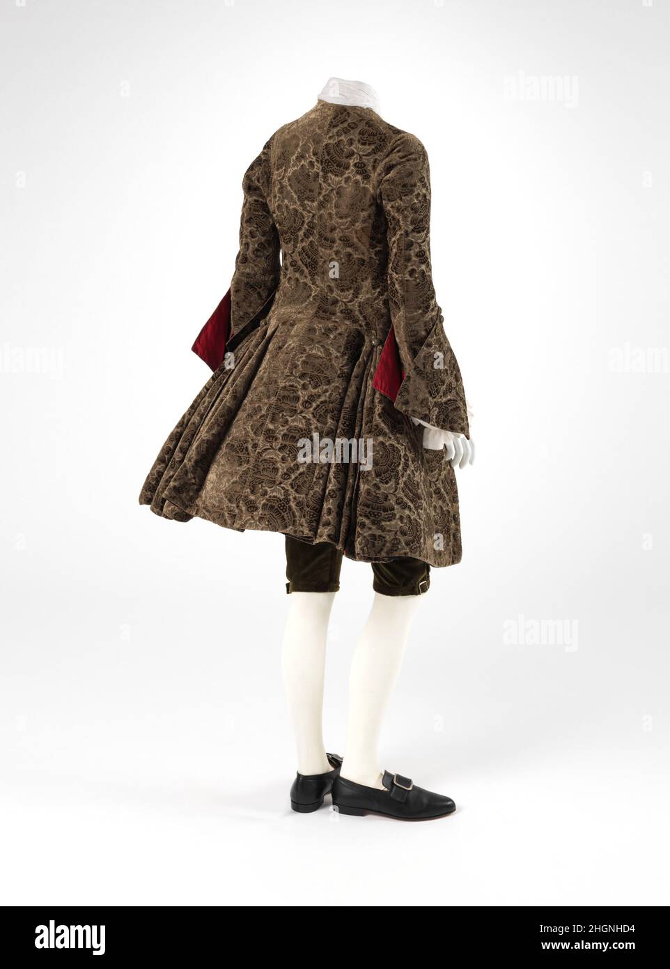 Ensemble ca. 1740 British By the early eighteenth century, the skirts ...