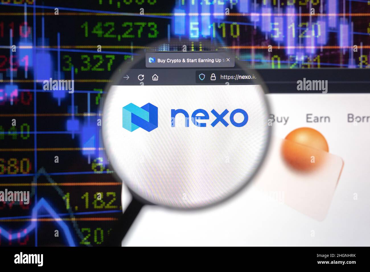 Nexo token hi-res stock photography and images - Alamy