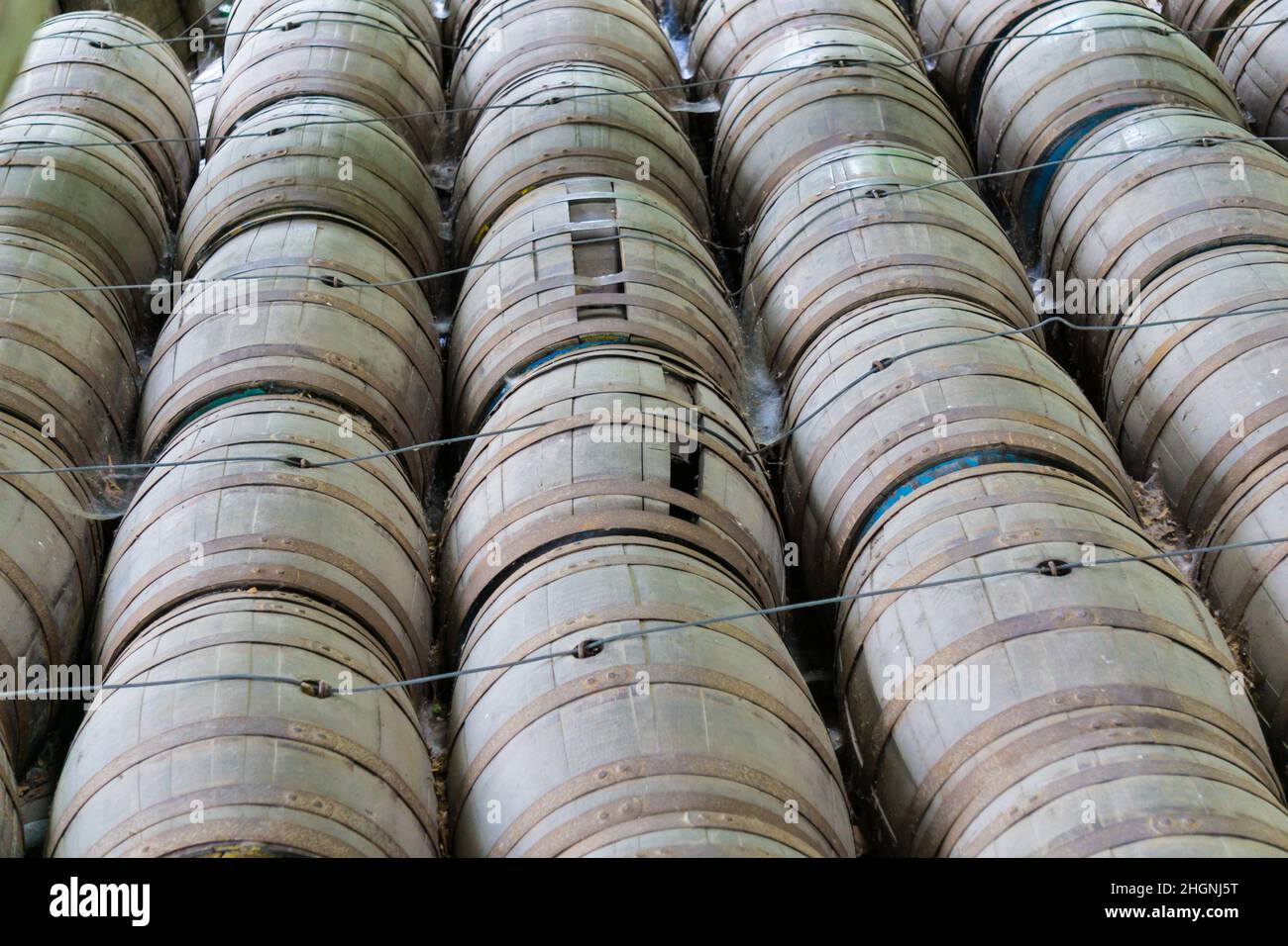 Barrel transport hi-res stock photography and images - Alamy