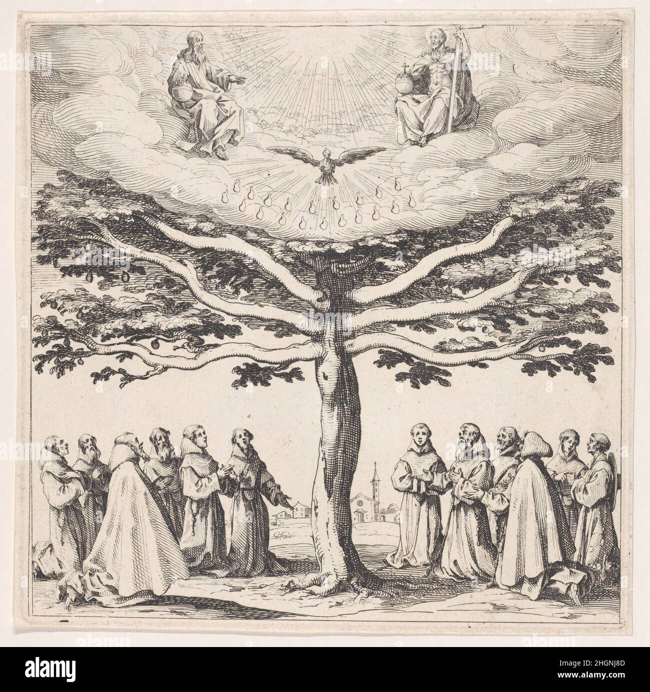 L'Arbre de St. François (The Tree of St. Francis) early 17th century ...