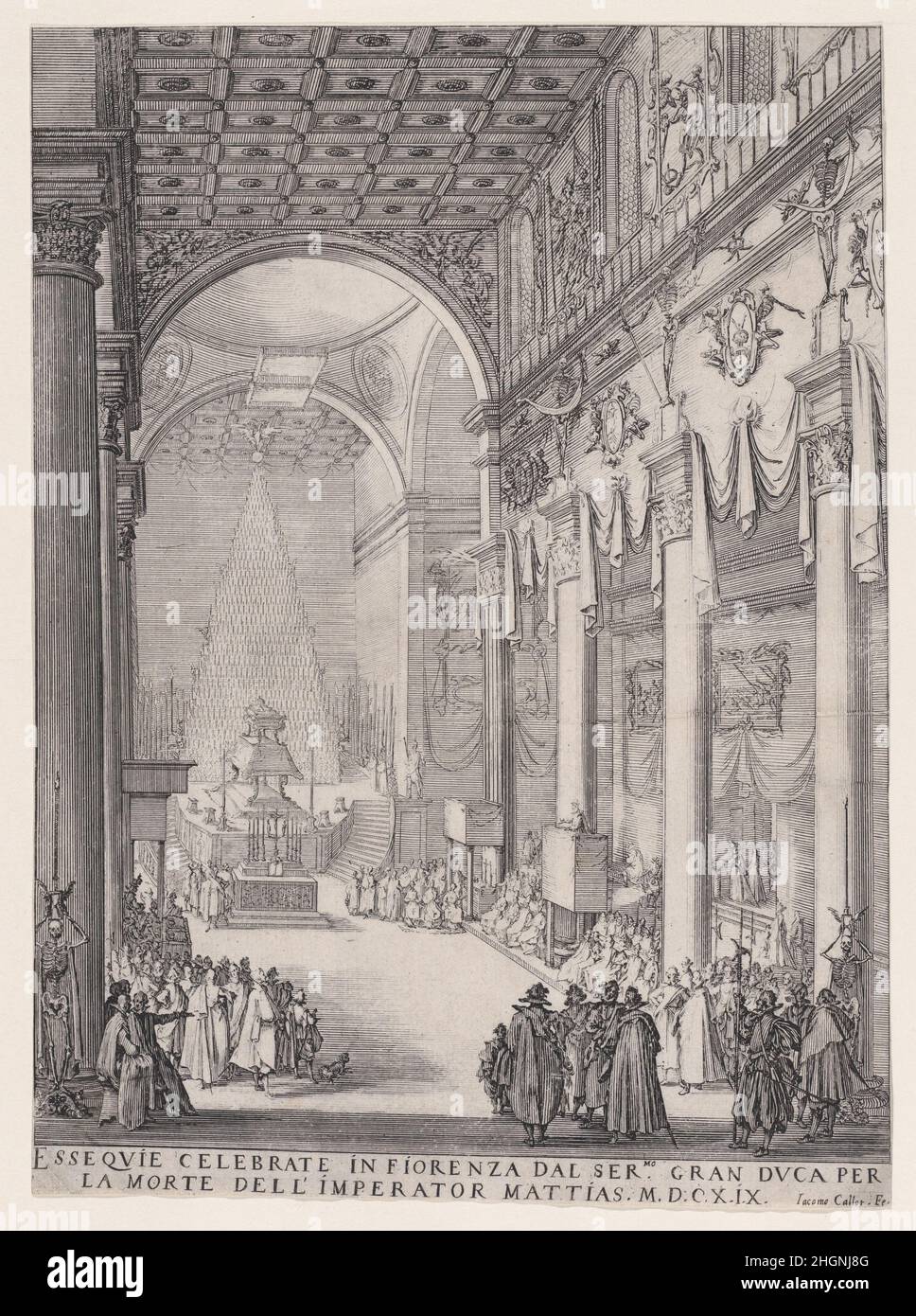 Le Catafalque de l'Empereur Mathais pièce appelée aussi Le Petit ...