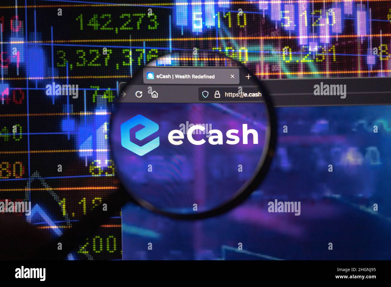 Ecash token hi-res stock photography and images - Alamy