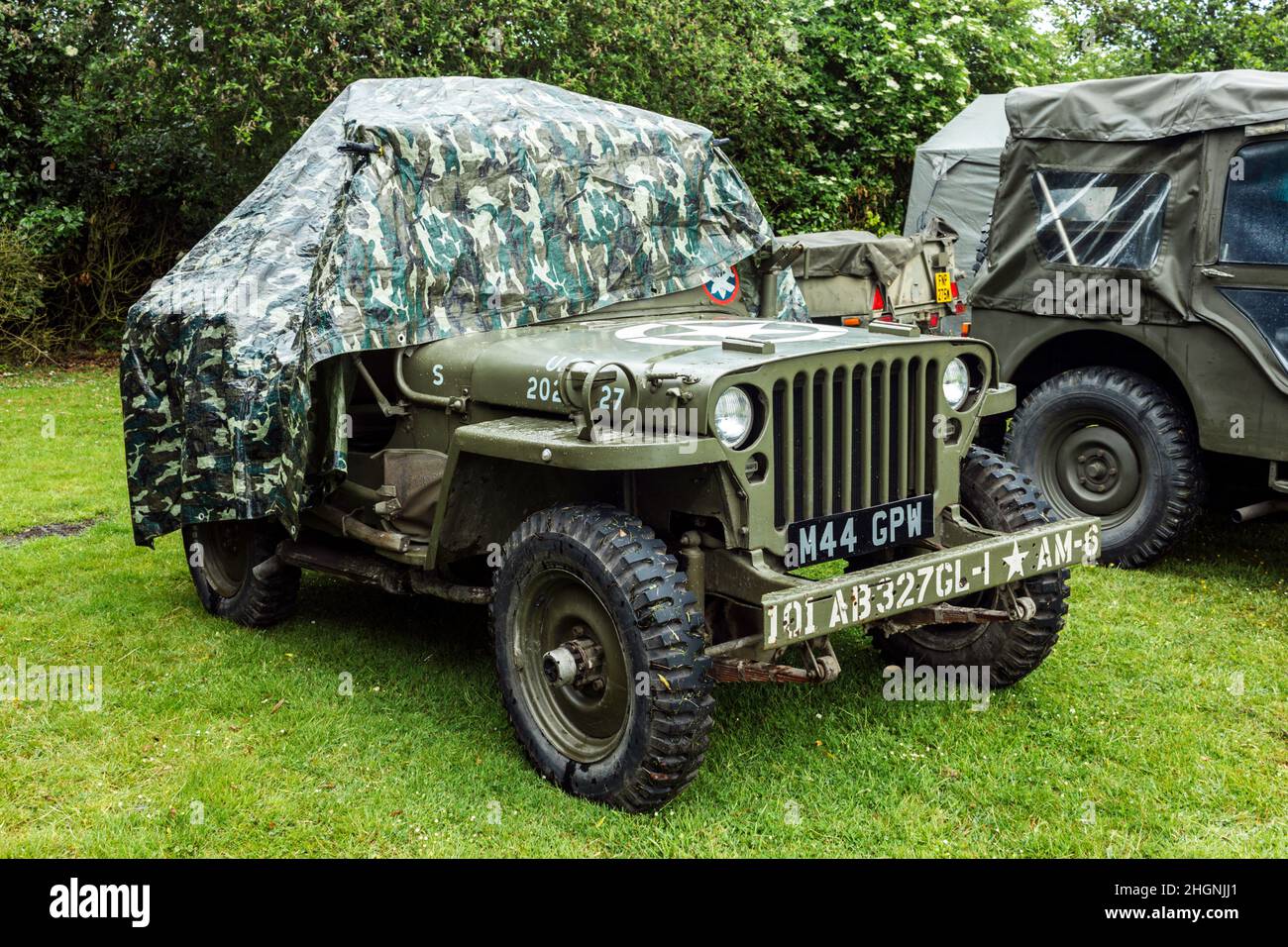 Willys Jeep. Woodvale Rally 2013 Stock Photo - Alamy