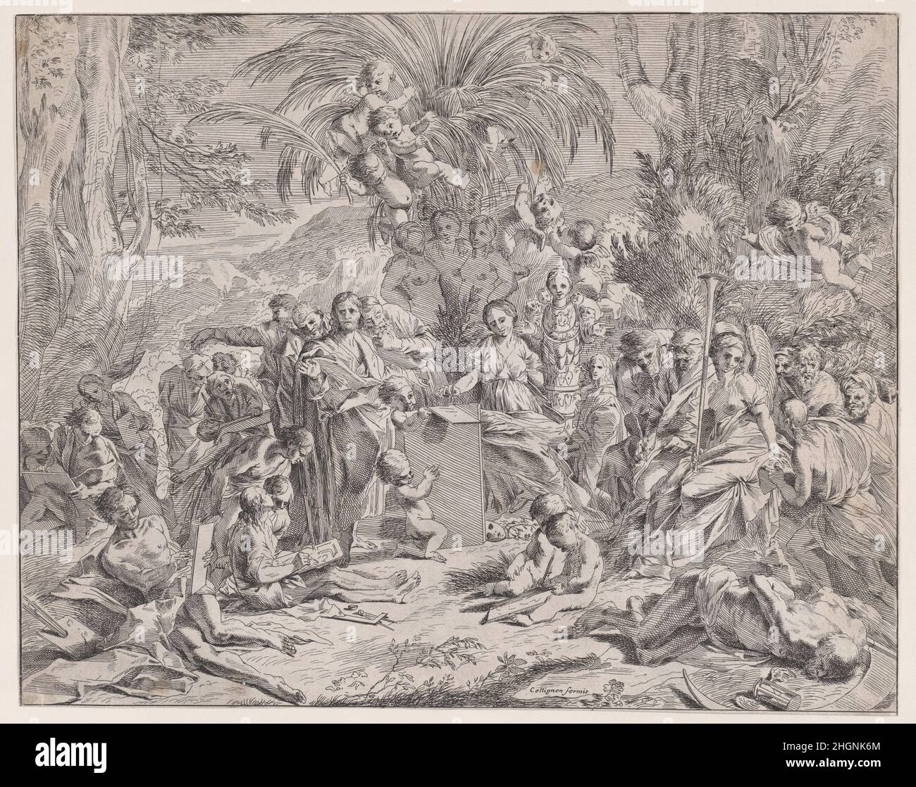 An allegory of painting François Collignon French. An allegory of ...