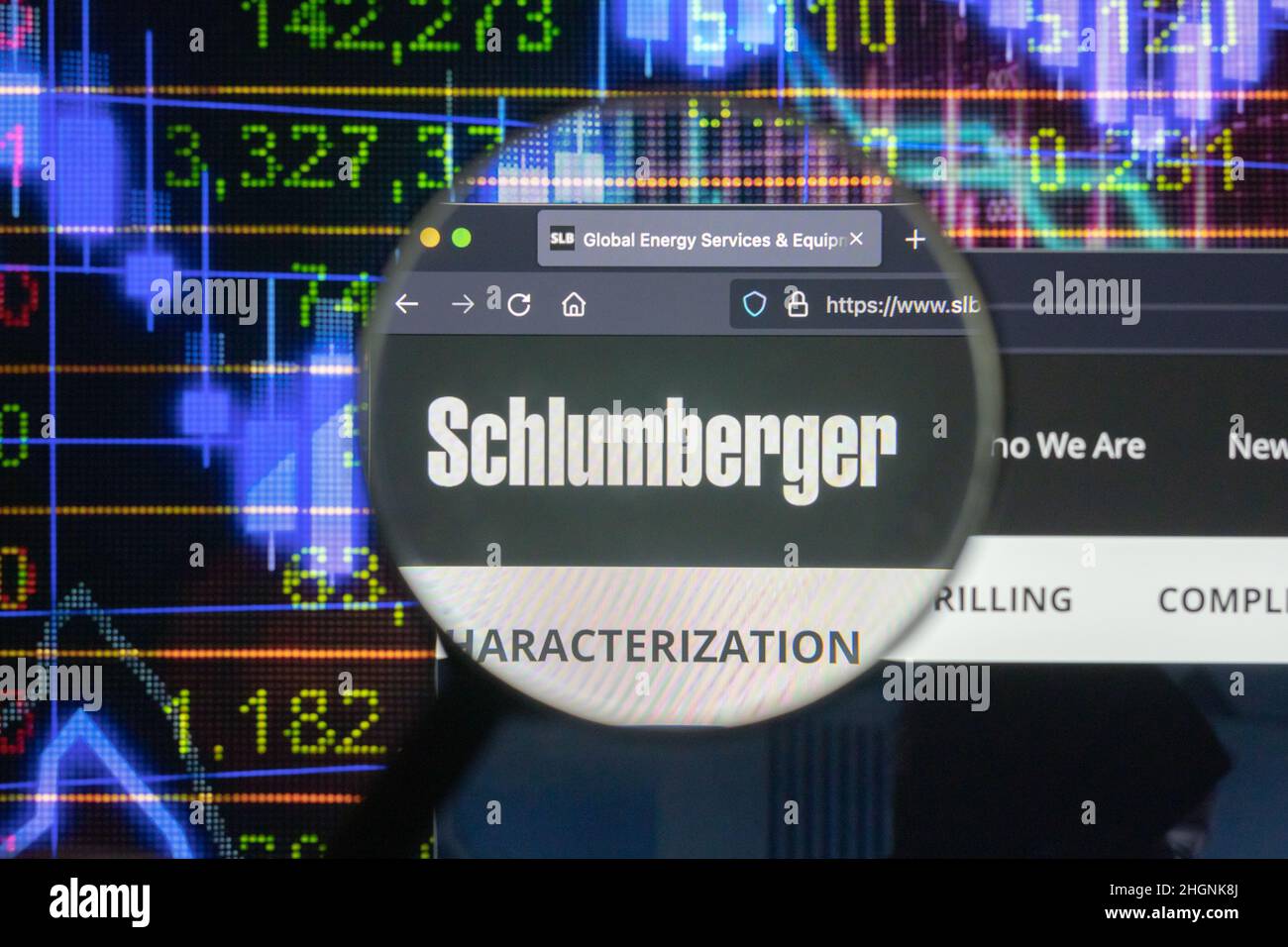 Schlumberger logo hi-res stock photography and images - Alamy