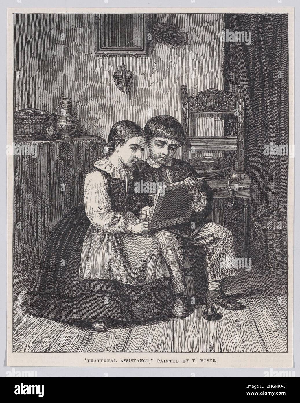 Fraternal Assistance, from "Illustrated London News" August 19, 1865 ...