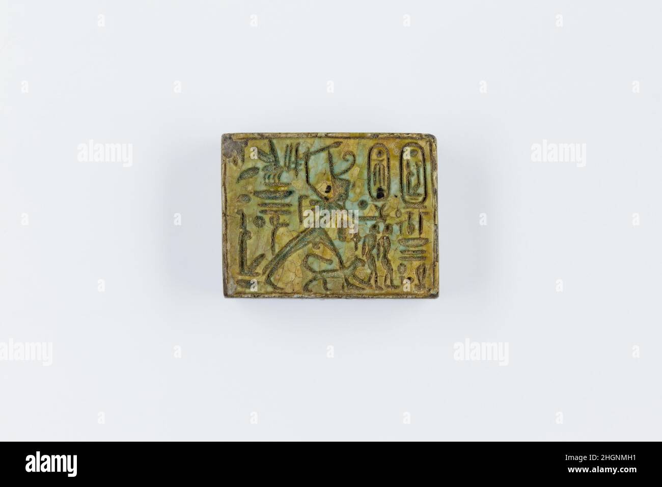 Oblong Plaque Depicting Ramesses II Smiting Enemies, opposite side ...