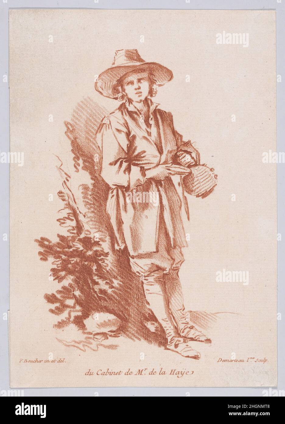 Petit paysan au tambourin 18th century Gilles Demarteau French. Petit ...