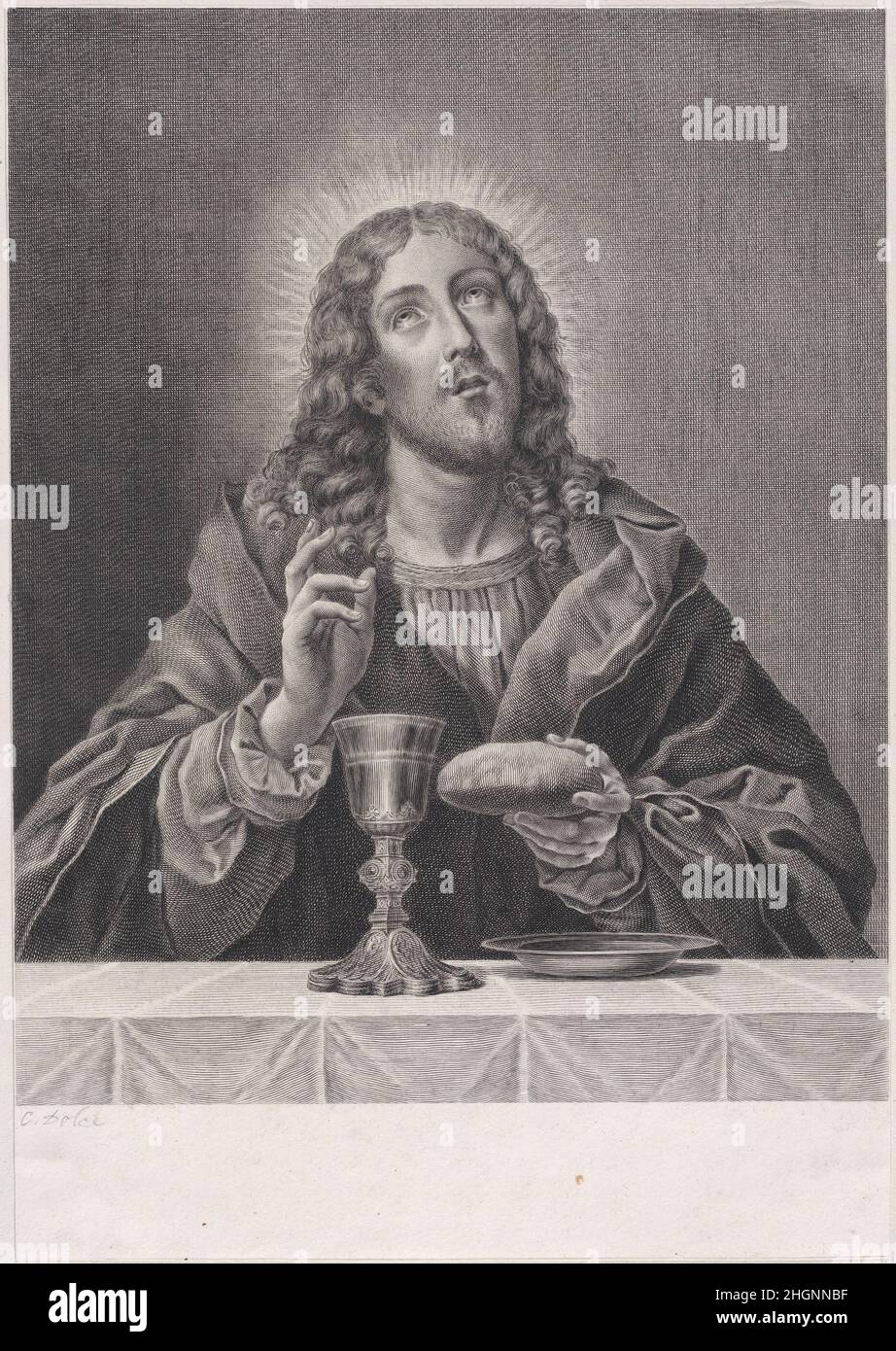 Christ with symbols of the Eucharist 1650–1750 Anonymous. Christ with ...
