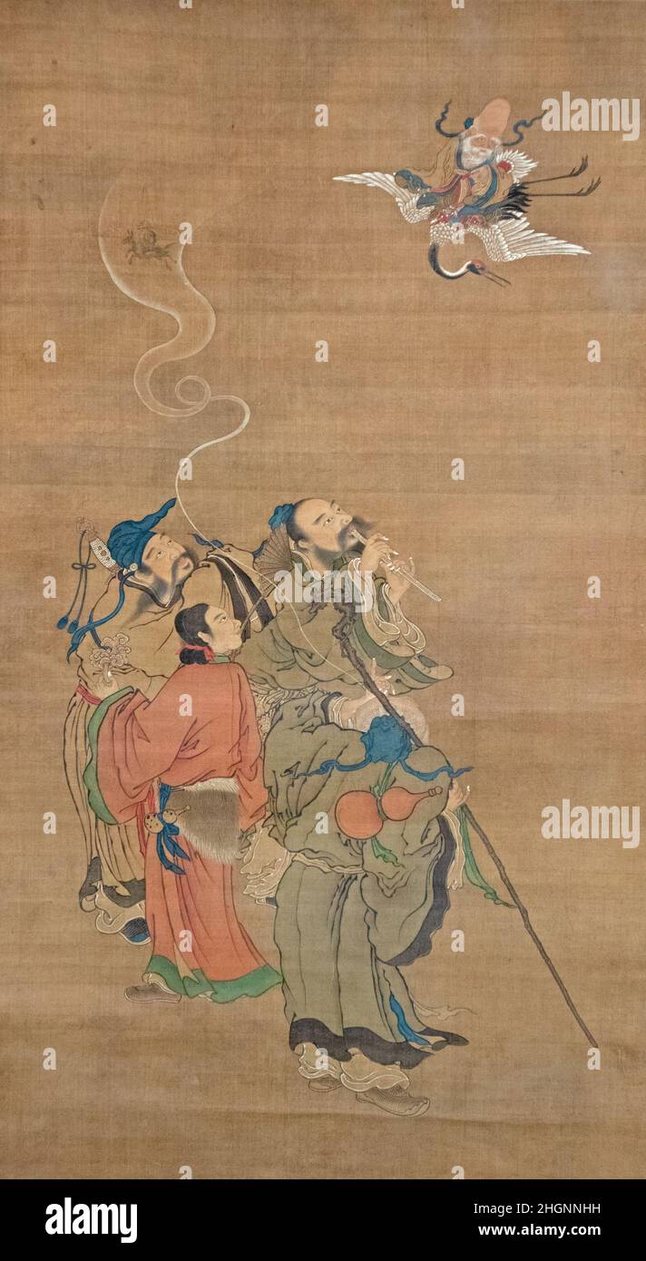 Eight Daoist Immortals Welcoming Jur?jin 17th century Japan In this ...