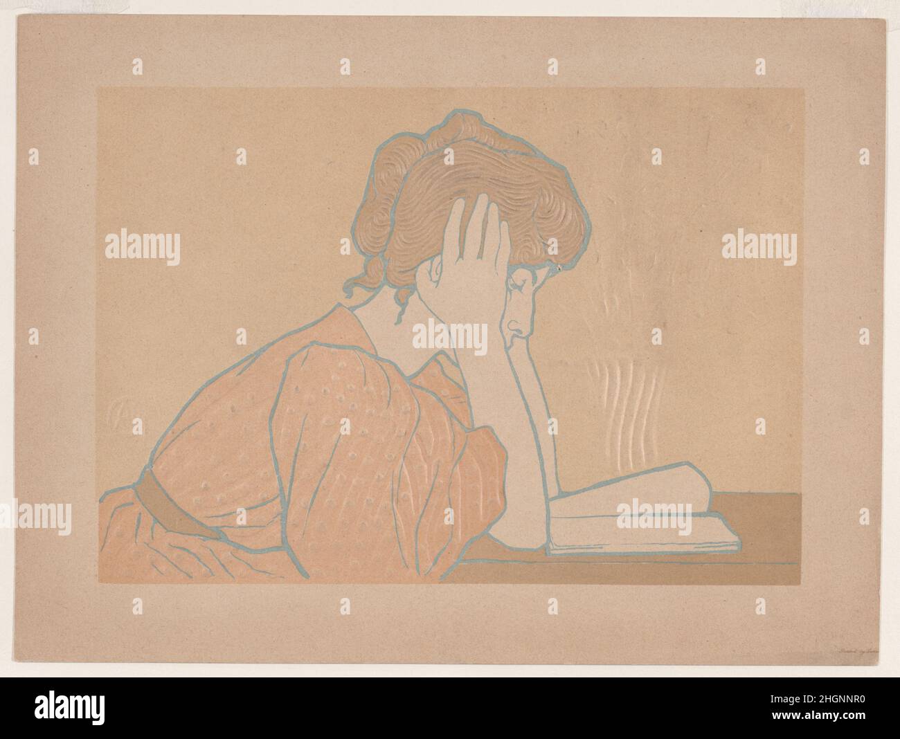 Embossed color lithograph hi-res stock photography and images - Alamy