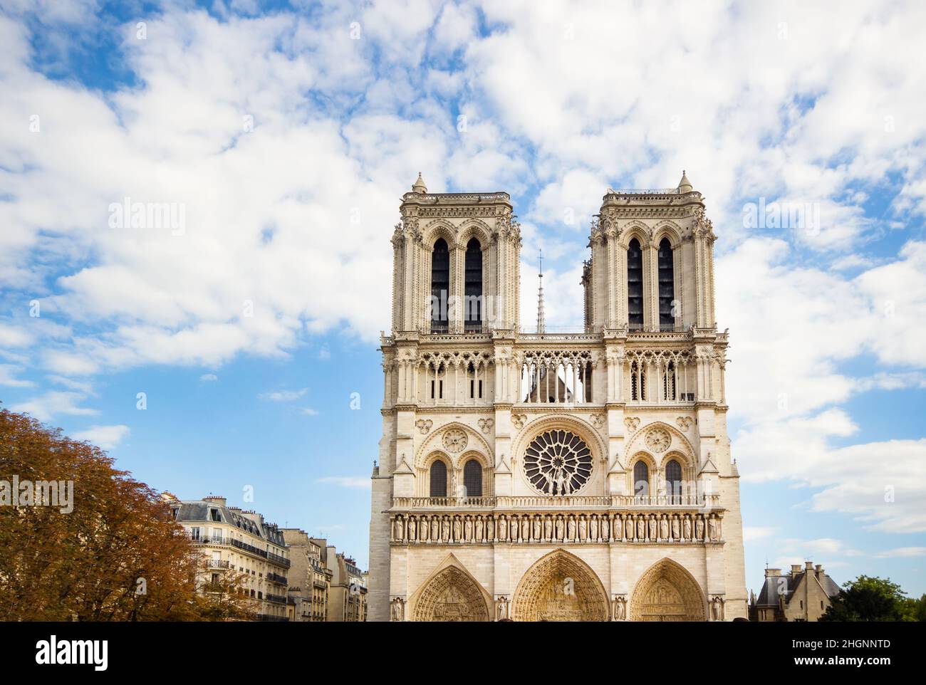 Architecture Cathedral Notre Dame de Paris in Paris, France, Cathedral ...