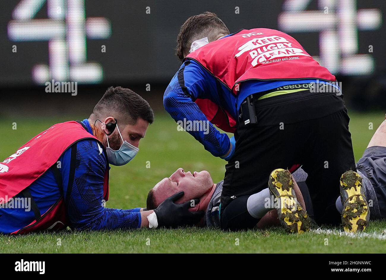 Baths sam underhill receives treatment hi-res stock photography and ...